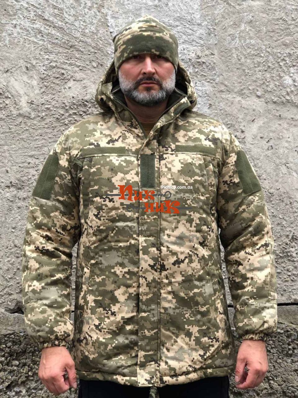 Бушлат военный армейский мужской пиксель зимний. Зимняя куртка бушлат ...